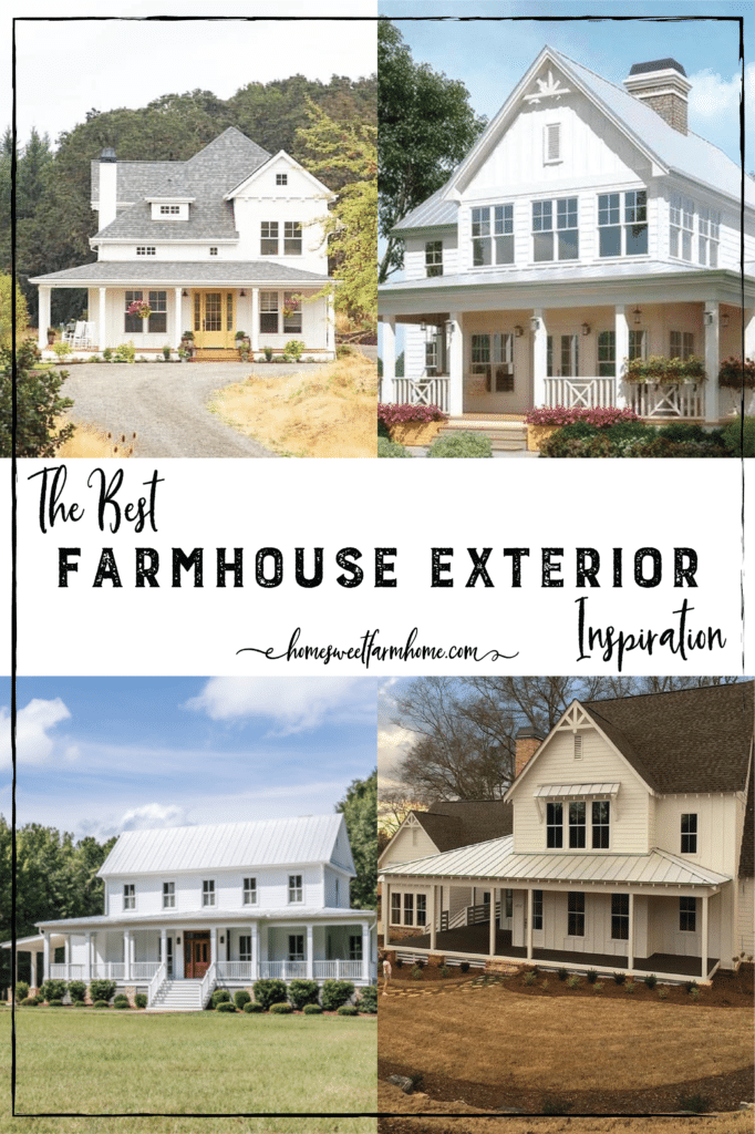 The Best Classic Farmhouse Exterior - Home Sweet Farm Home